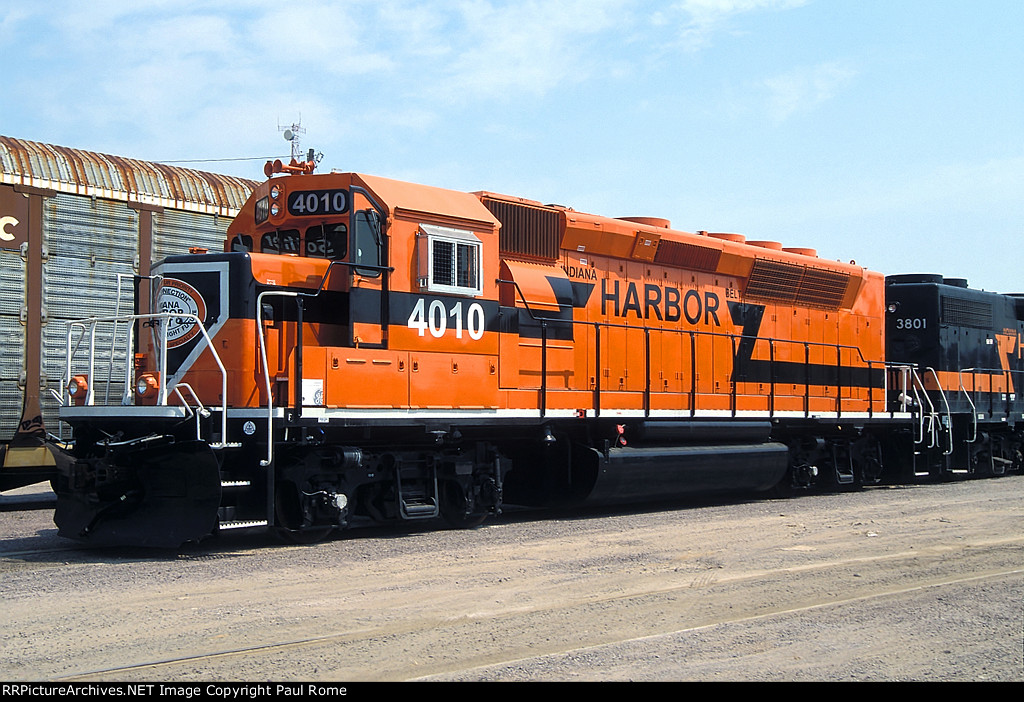 IHB 4010, EMD GP40P-2, ex SP 3197, SP 7600, fresh rebuild-repaint at Proviso Yard